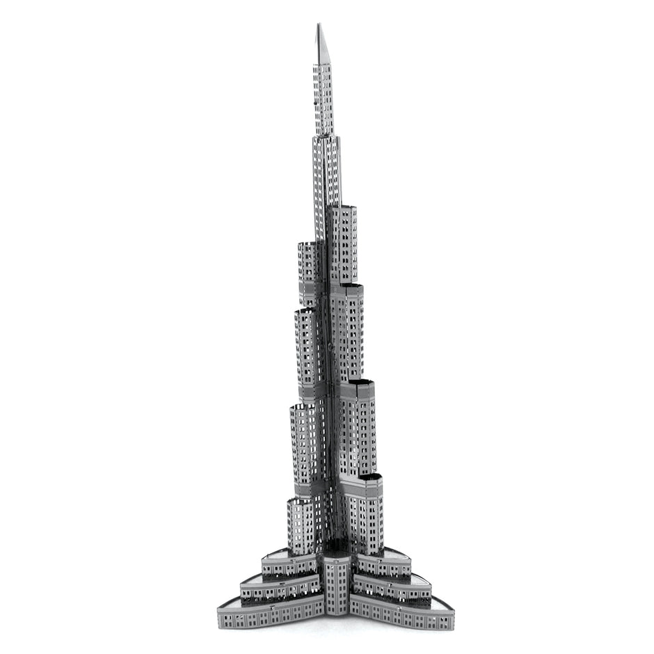 Burj Khalifa Tower 3D Metal Model Kit - โมเดลโลหะบุรจญ์เคาะลีฟะฮ์ ...
